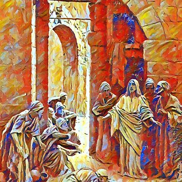 "Jesus Cleanses a Leper" Poster for Sale by KalOrtPor | Redbubble