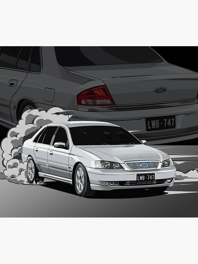 "BF Fairlane Ghia Turbo " Sticker for Sale by dsrowan | Redbubble