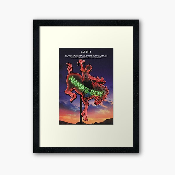 "LANY MAMA'S BOY Album Poster " Framed Art Print for Sale by ...