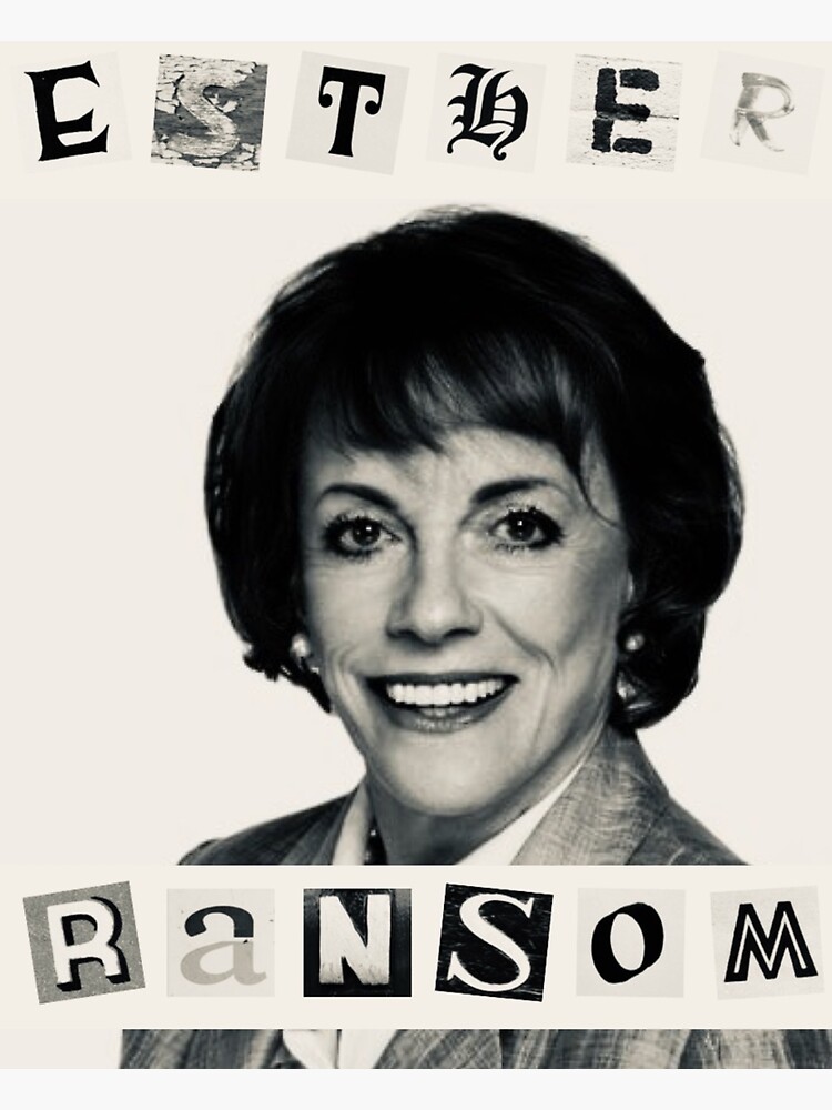 "Esther Ransom" Sticker for Sale by whyweirdlyme | Redbubble