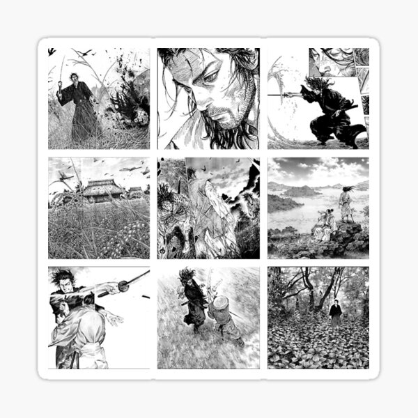 "Miyamoto Musashi (Vagabond)" Sticker for Sale by Simogan | Redbubble