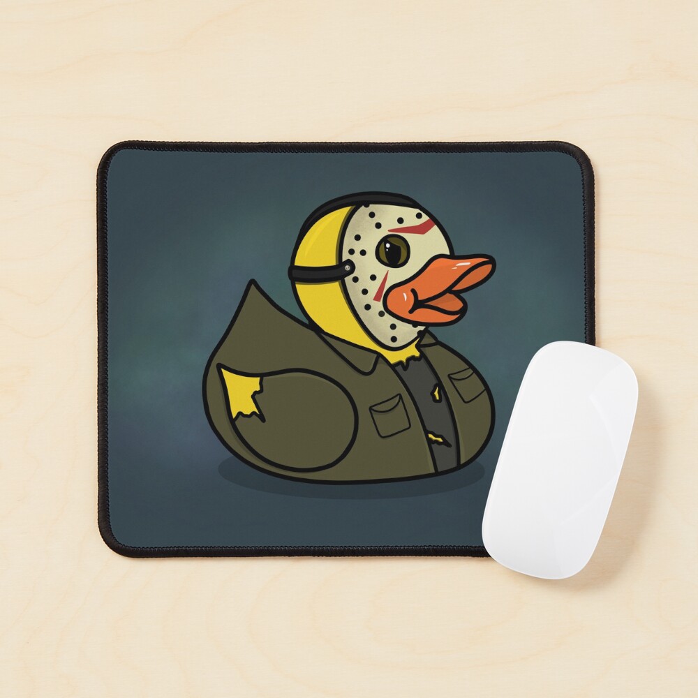 "Rubber Ducky Jason" Mouse Pad by tamikajo | Redbubble