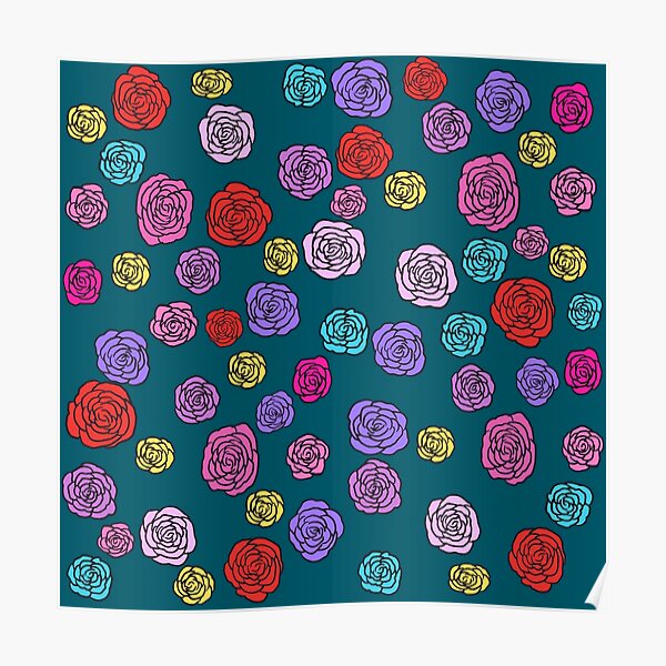 "Color me Rose" Poster by Alike44 | Redbubble