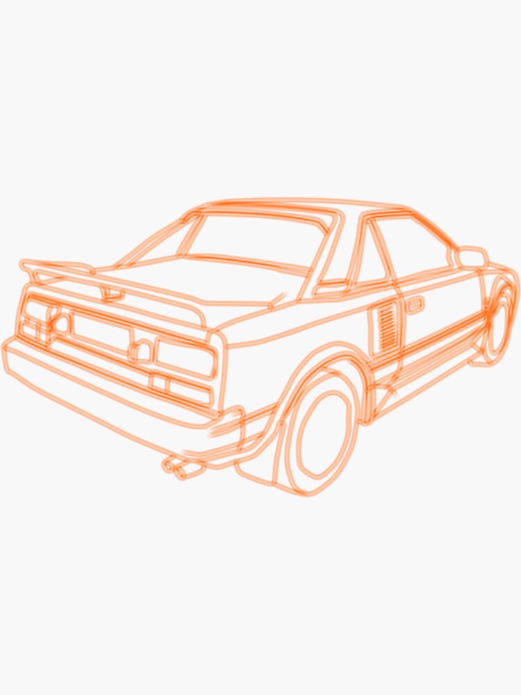 "AW11" Sticker for Sale by Deimos-Skateboa | Redbubble