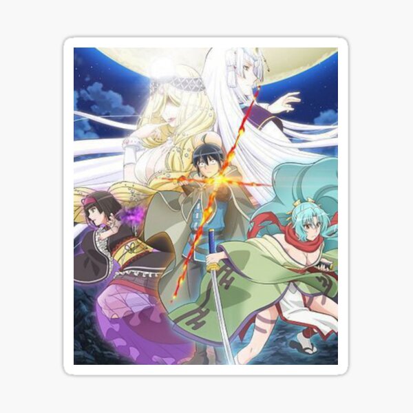 "Tsuki Ga Michibiku Isekai Douchuu" Sticker for Sale by designhamza ...