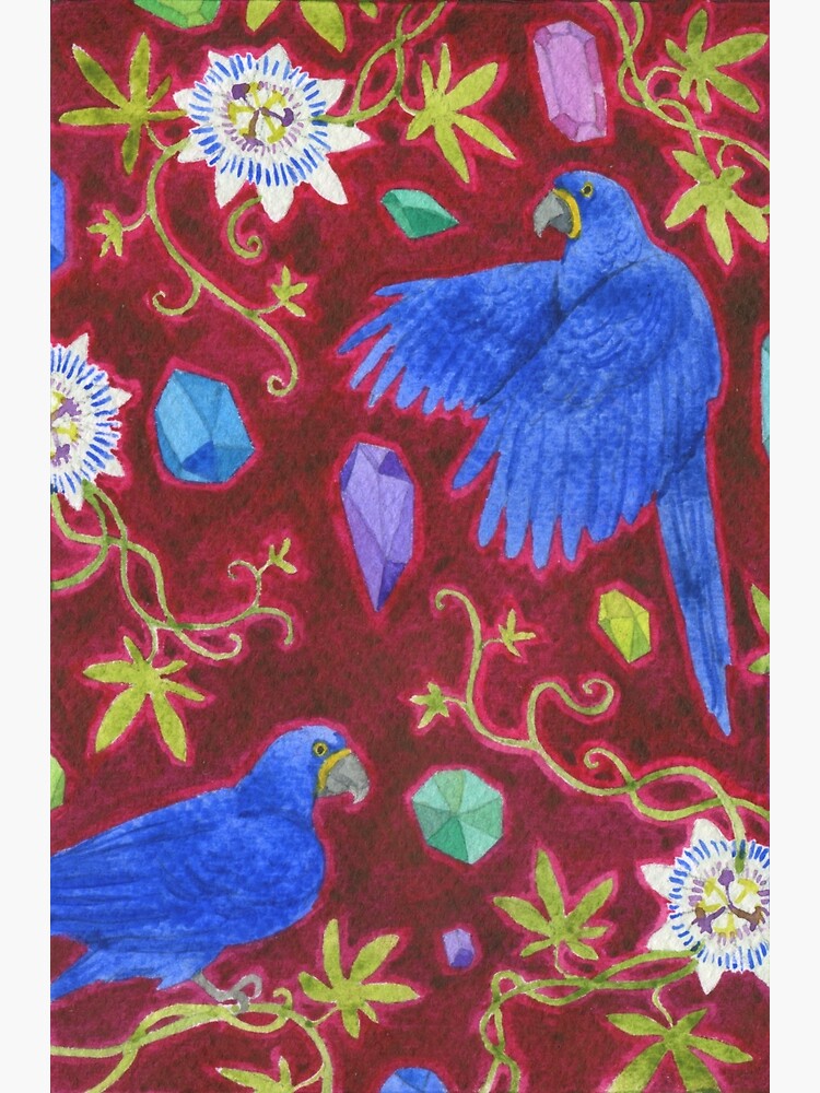 Póster «Emily / Save The Parrots patrón de diseño de acuarela» de ...