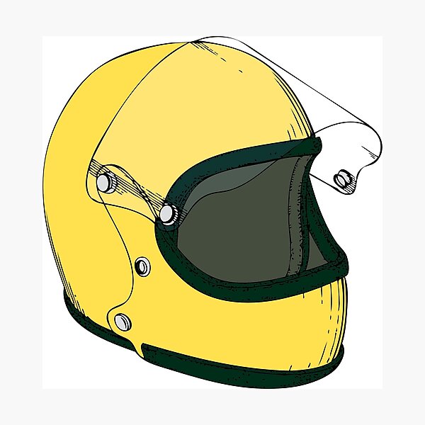 Crash Helmet Wall Art | Redbubble