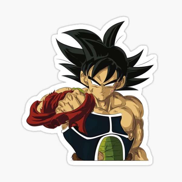 "Bardock Dragon Ball Z anime" Sticker for Sale by eLedesign22 | Redbubble