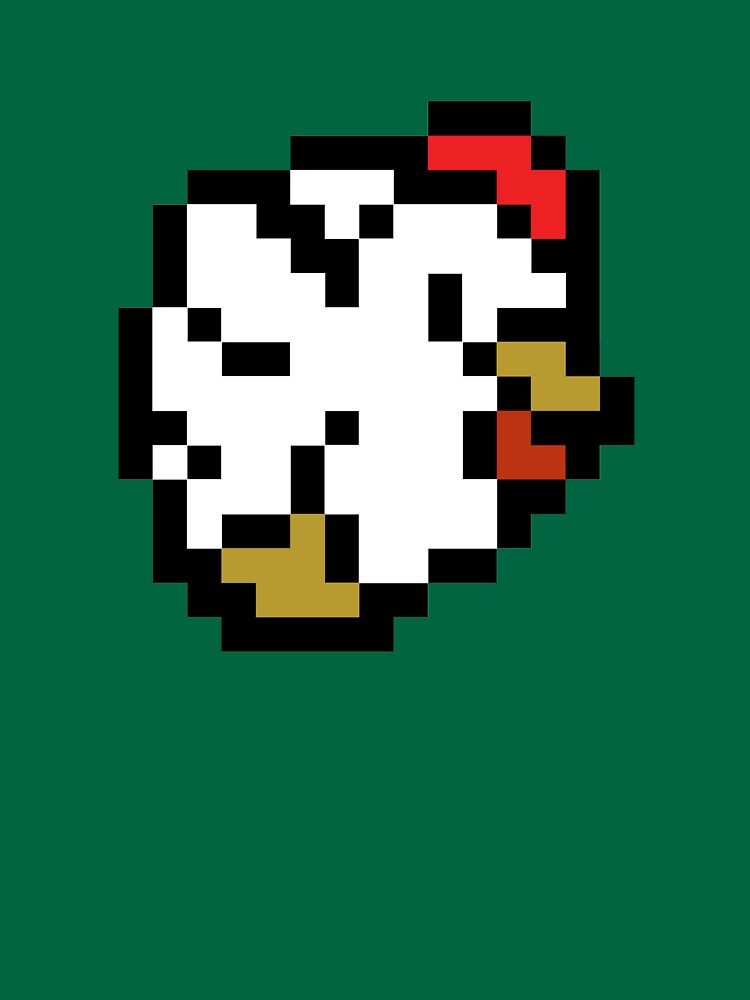 "Chicken (8-bit / 16-bit / Pixelated)" T-shirt for Sale by GsusChrist ...