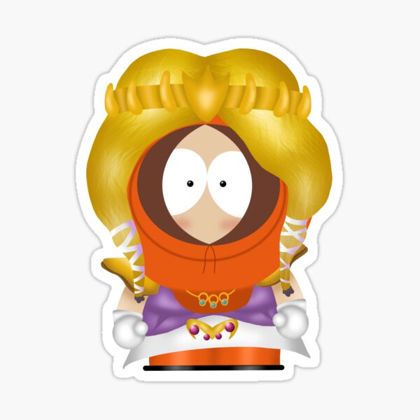 "Princess Kenny (South Park)" Sticker for Sale by OliviaM1912 | Redbubble
