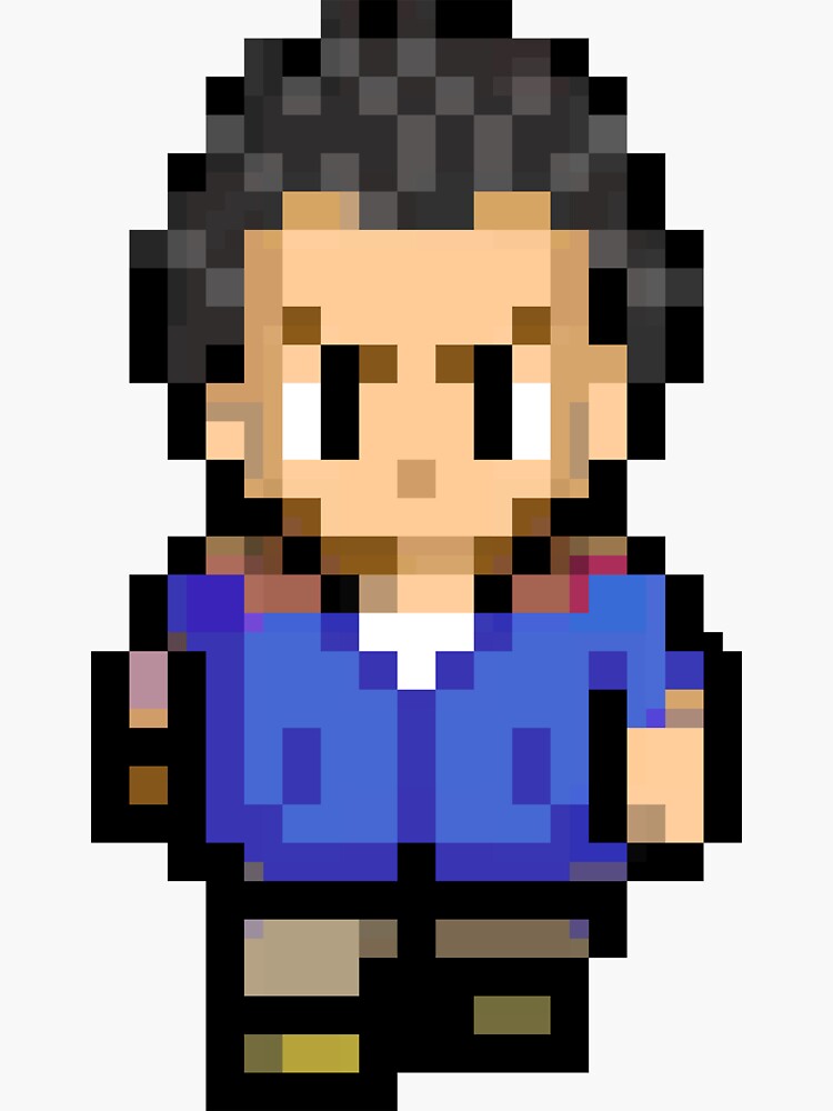 "Koichi Adachi Sprite" Sticker for Sale by IPunchTigers | Redbubble