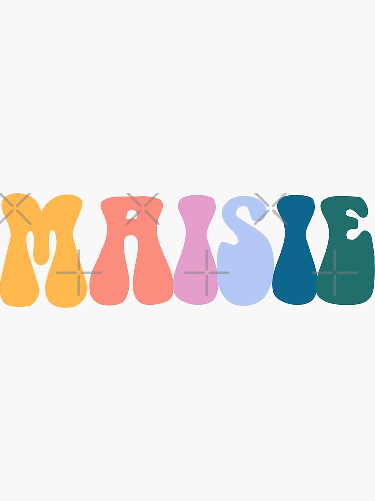 "maisie" Sticker for Sale by adalea | Redbubble