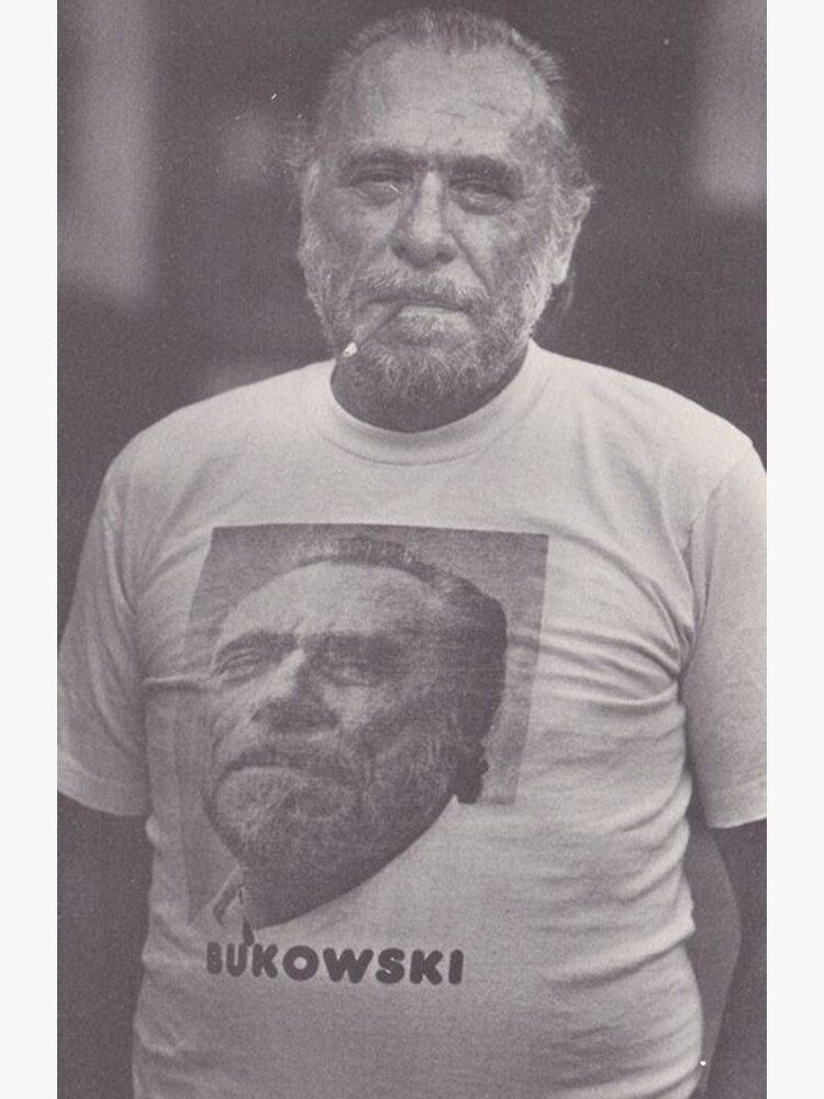 "Bukowski Squared" Sticker for Sale by jorgeramos1992 | Redbubble