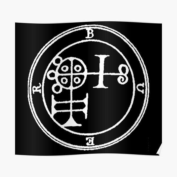 "Seal of Buer Sigil Talisman Demon Circle" Poster for Sale by ...