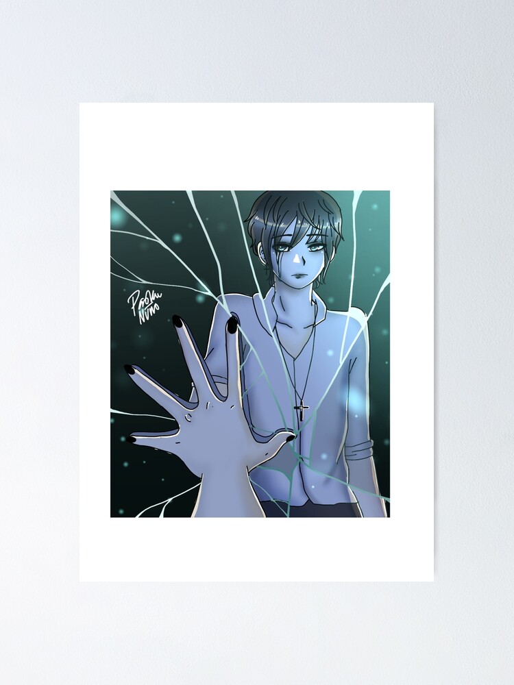 "Goth anime boy" Poster for Sale by PaolaNuno1027 | Redbubble