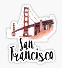 San Francisco Stickers | Redbubble