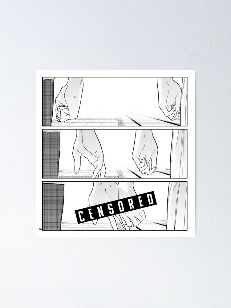 "Komi and Tadano Censored Handholding" Poster for Sale by Linz10z | Redbubble
