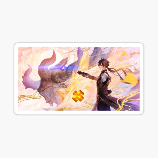 "genshin impact azhdaha" Sticker for Sale by kavanagh515h | Redbubble
