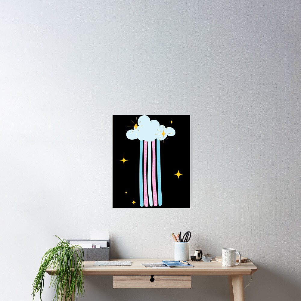 "Trans Cloud" Poster for Sale by GenerationBlaQ | Redbubble