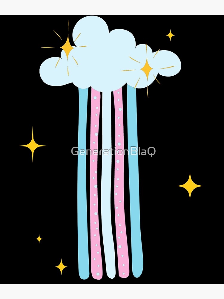 "Trans Cloud" Poster for Sale by GenerationBlaQ | Redbubble