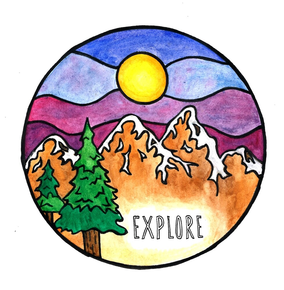 "Explore the Outdoors " by polaskus | Redbubble