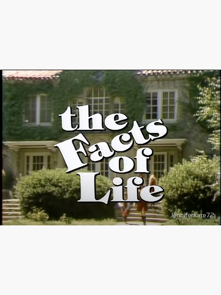 "The Facts of Life title card" Sticker for Sale by Jenniferkate72 ...