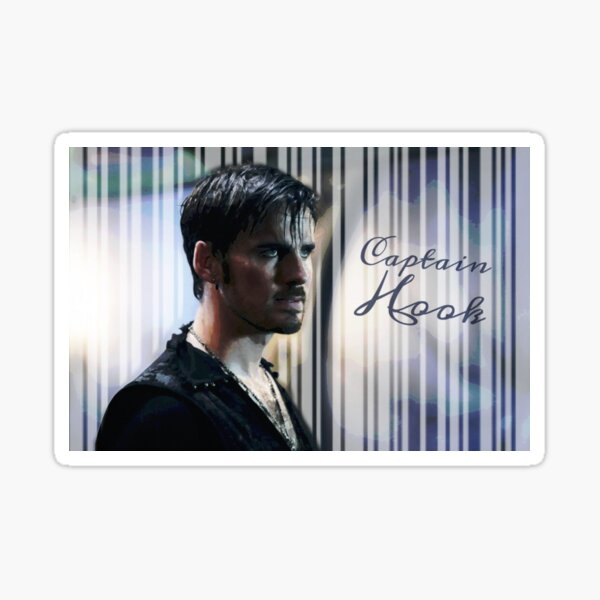 "Captain Hook - watercolour effect" Sticker for Sale by KillianIsMyHome ...