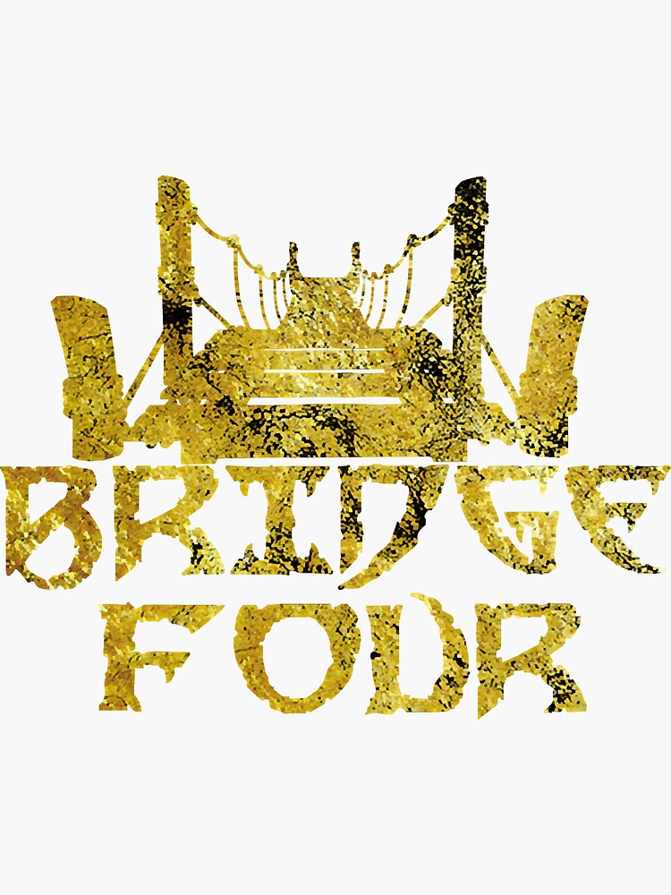 "Bridge 4 - Stormlight " Sticker for Sale by anwright75vdc | Redbubble