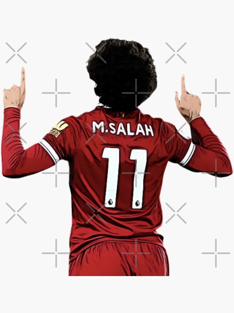 "Mo Salah Goal Celebration - The Reds " Sticker for Sale by ijdesigns ...