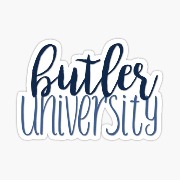 "butler university" Sticker for Sale by eldercunningham | Redbubble