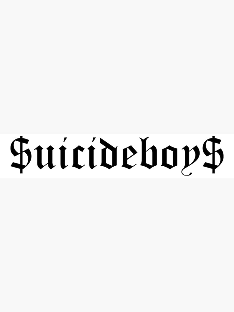"suicideboys,rap" Poster by kolodamikhailov | Redbubble