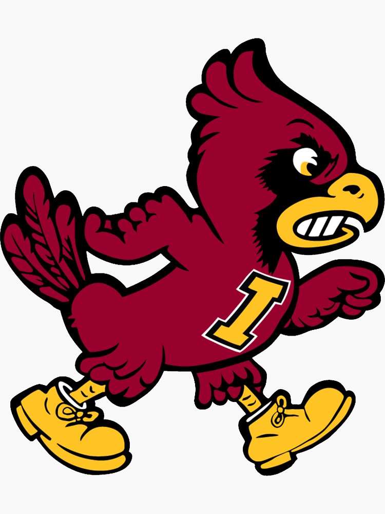 "Iowa State Marching Cy" Sticker for Sale by mtdgator16 | Redbubble