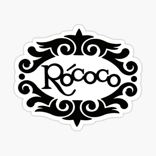 "Rococo" Sticker for Sale by TheMightyEye | Redbubble
