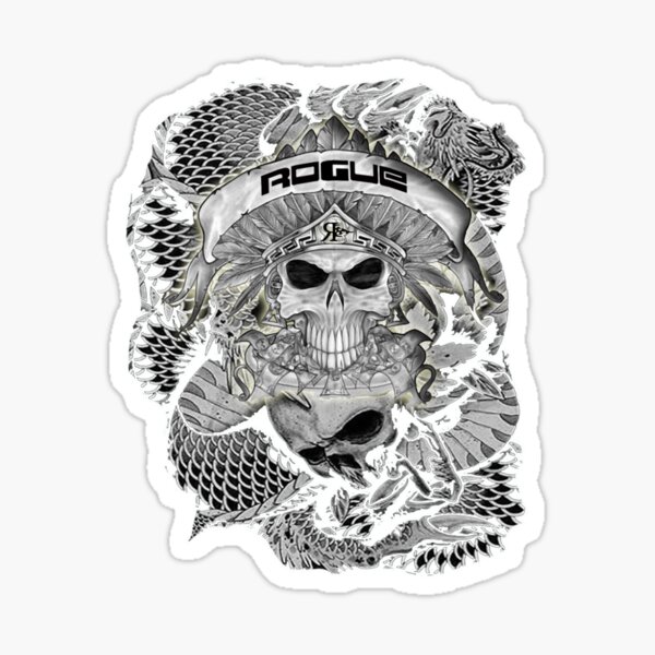 "ROGUE DEMON" Sticker for Sale by Rogueclothes | Redbubble