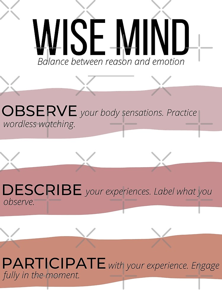 Wise Mind DBT Skill In Dialectical Behavior Therapy - Counselors And ...