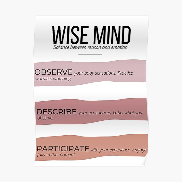 "Wise Mind DBT Skill in Dialectical Behavior Therapy - Counselors and ...