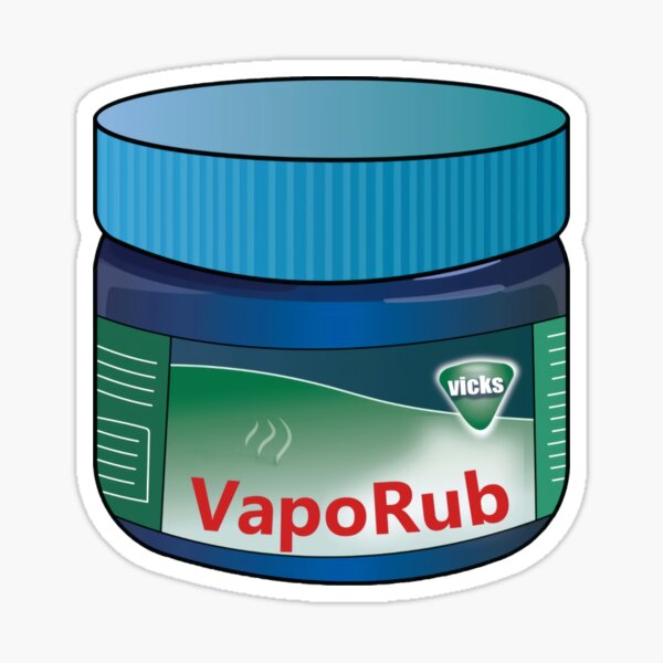 "vaporub" Sticker for Sale by 0ylwy | Redbubble