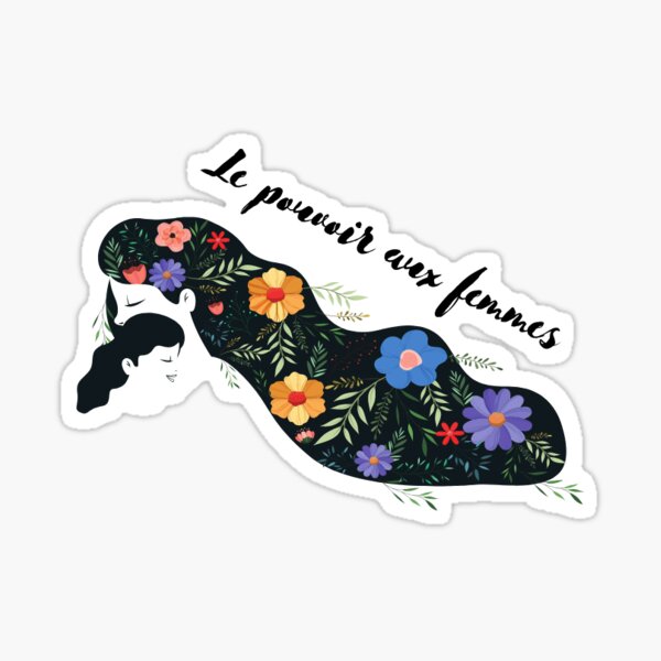 "Girl Power - Le pouvoir aux femmes" Sticker for Sale by ...