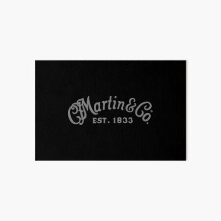 "LOGO - "MARTIN" GUITARS LOGO" Art Board Print for Sale by niasrama ...