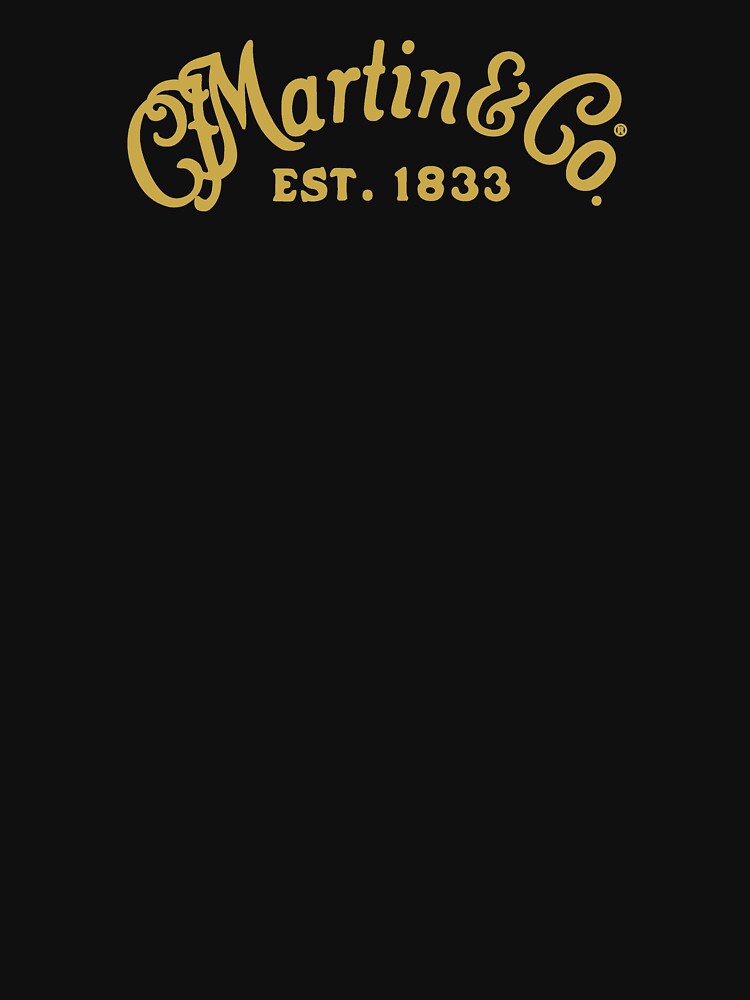 "LOGO - "MARTIN" GUITARS LOGO" T-shirt for Sale by niasrama | Redbubble ...