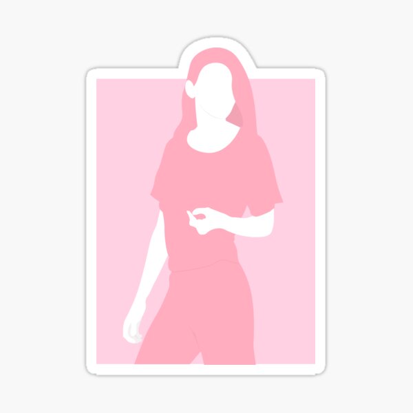 "Farm Lady - Pink Aesthetic Art" Sticker for Sale by susmit-ai | Redbubble