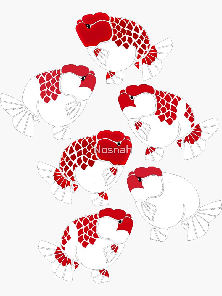 "Ranchu Group Logo A 090921" Sticker for Sale by Nosnah | Redbubble