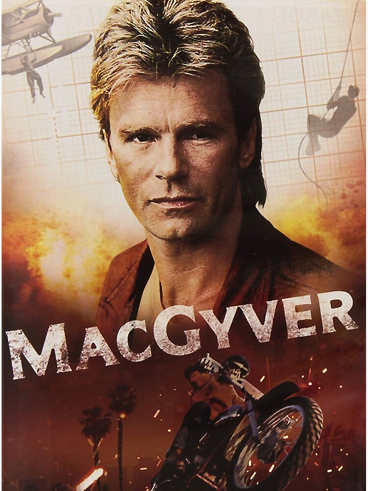 "Macgyver classic" Sticker for Sale by blehmanzeitler | Redbubble
