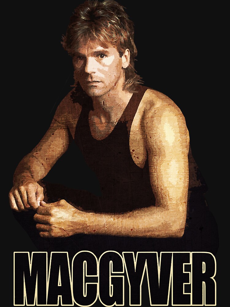 "Macgyver classic" T-shirt by blehmanzeitler | Redbubble | macgyver t ...