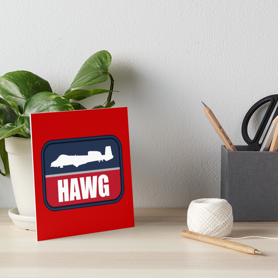 "A-10 Warthog - Hawg" Art Board Print for Sale by TGStudios | Redbubble