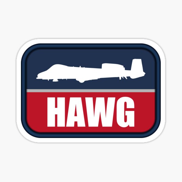 "A-10 Warthog - Hawg" Sticker for Sale by TGStudios | Redbubble
