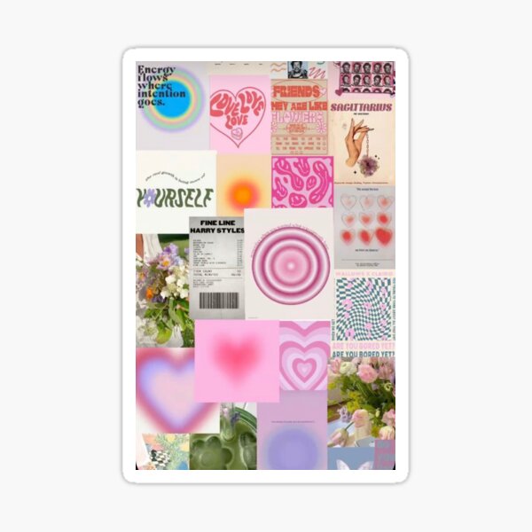 "Retro Funky Collage " Sticker for Sale by asun5 | Redbubble