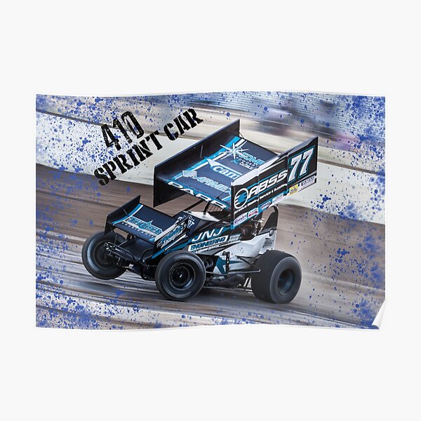 "Big 410 Sprint Car" Poster for Sale by shaynetwright | Redbubble