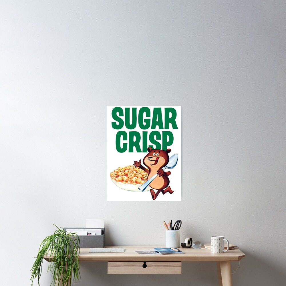 "Early 60s Sugar Crisp Cereal Sugar Bear Mascot Character with Logotype ...