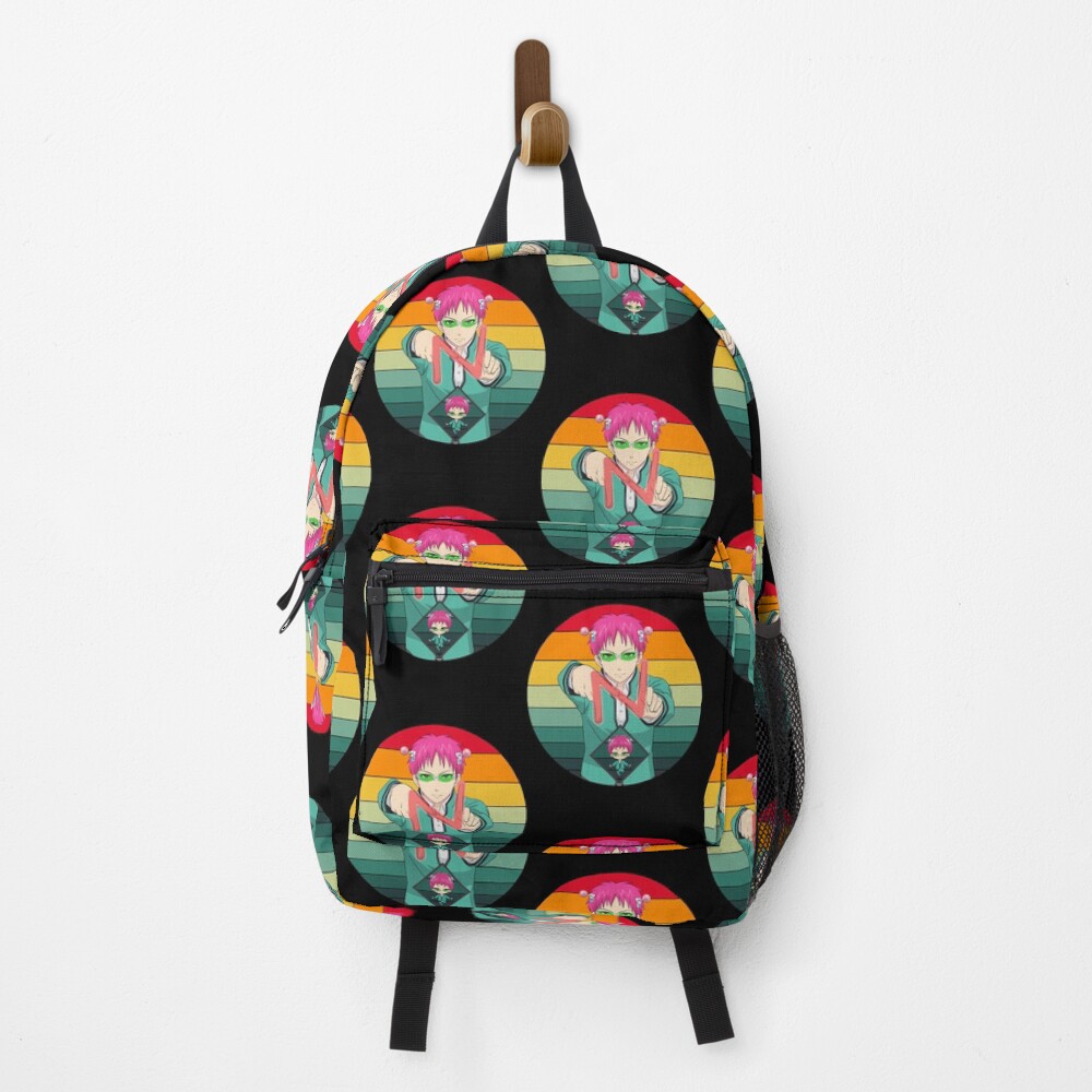 "The Disastrous Life of Saiki K. - Saiki Kusuo - 80s Sunset " Backpack ...